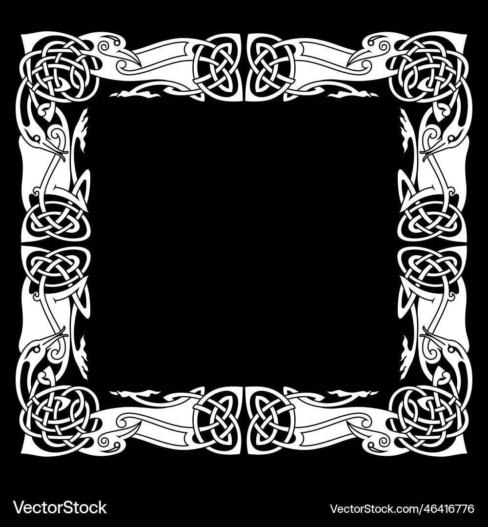 Irish design in vintage retro style frame Vector Image