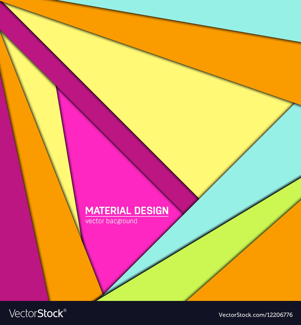 Material design background abstract Royalty Free Vector