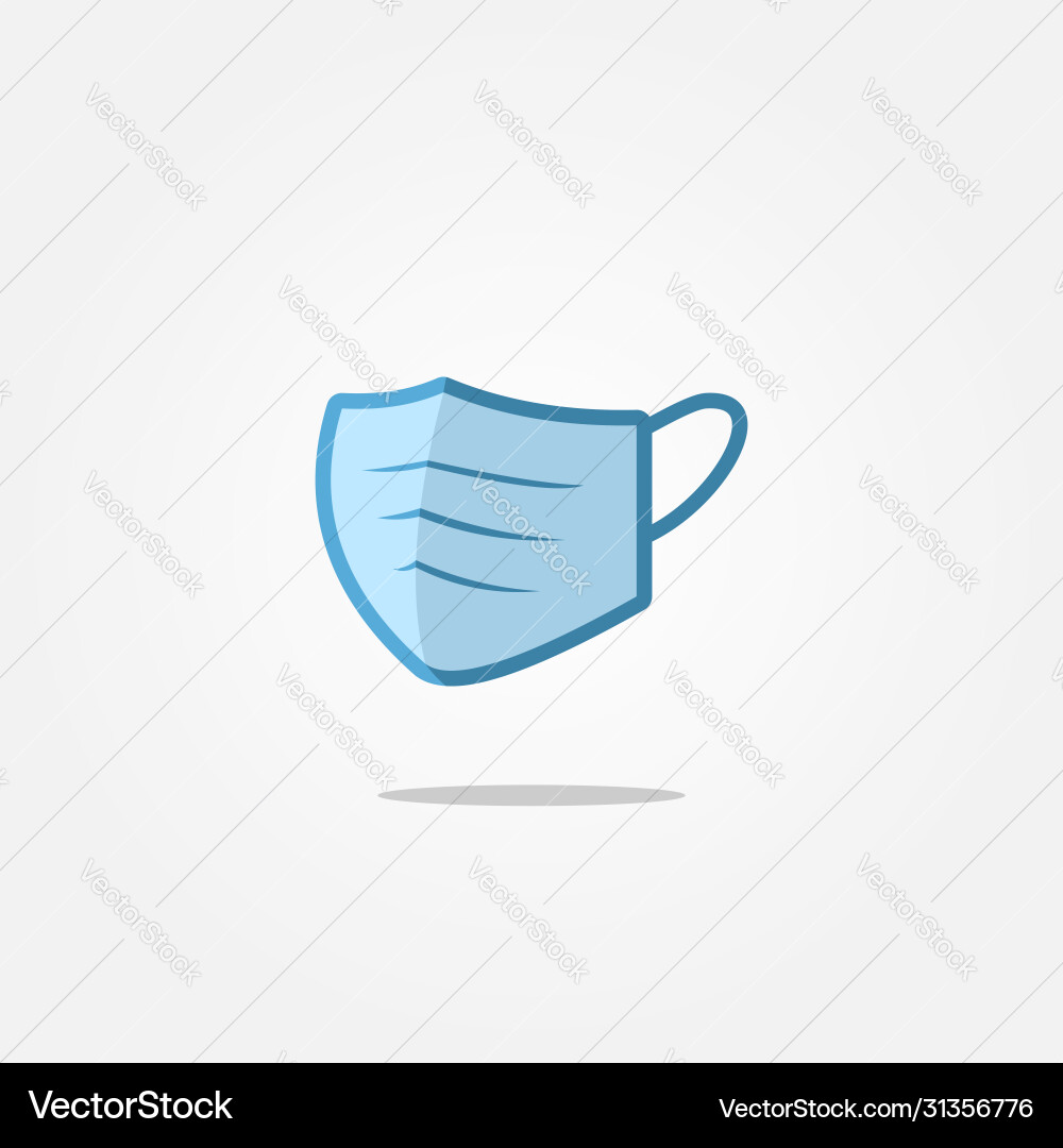 Medical face mask or surgical Royalty Free Vector Image