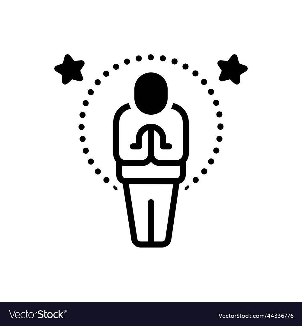Pray Royalty Free Vector Image - VectorStock