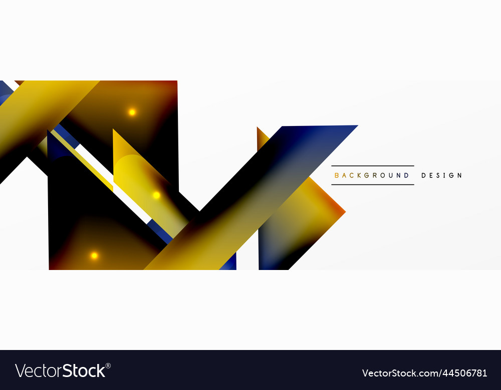 Abstract background simple color geometric shapes Vector Image