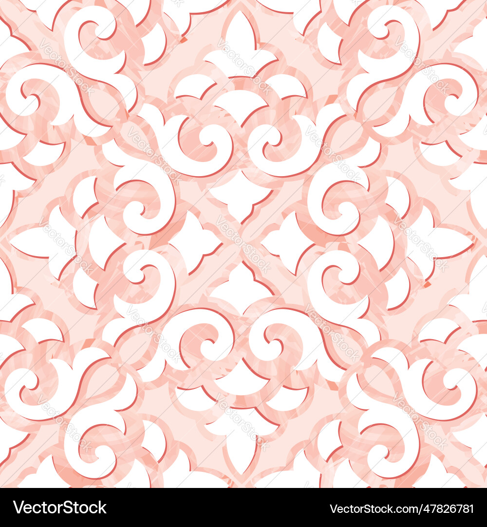 Abstract floral seamless pattern mosaic floral Vector Image