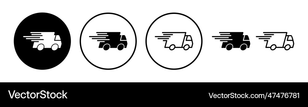 Delivery icon shipping fast delivery icon Vector Image