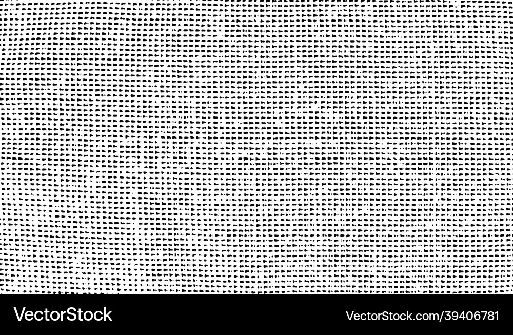 Distressed fabric texture of weaving Royalty Free Vector