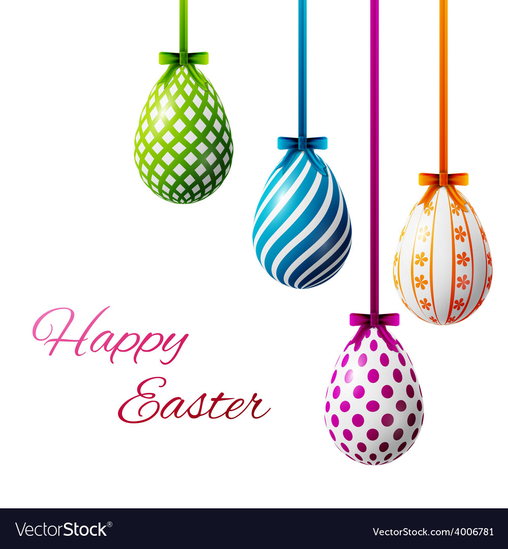 Happy easter Royalty Free Vector Image - VectorStock