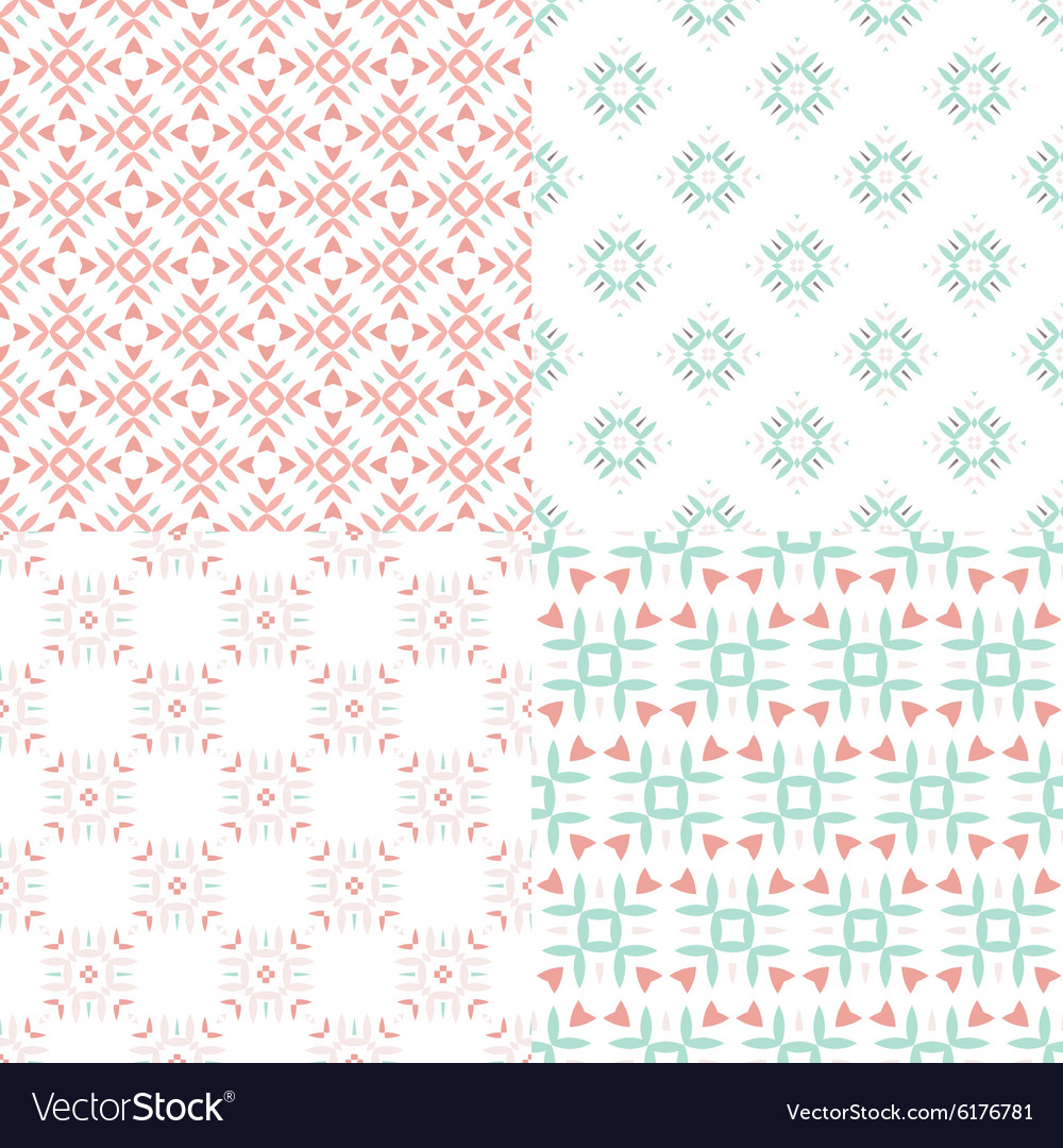 Pattern set Royalty Free Vector Image - VectorStock