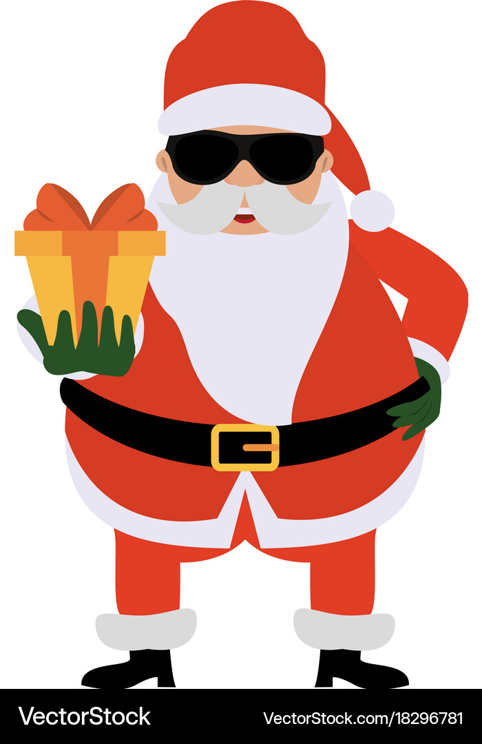 Santa claus cartoon icon image Royalty Free Vector Image