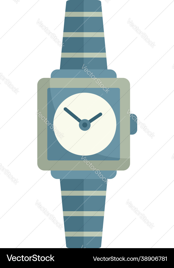 Watch repair icon flat isolated Royalty Free Vector Image