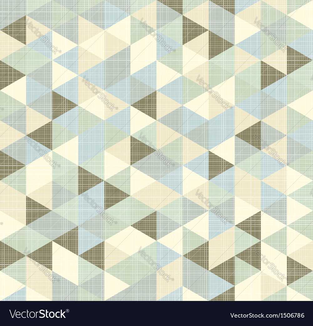 Geometric triangles pattern with stripes Vector Image
