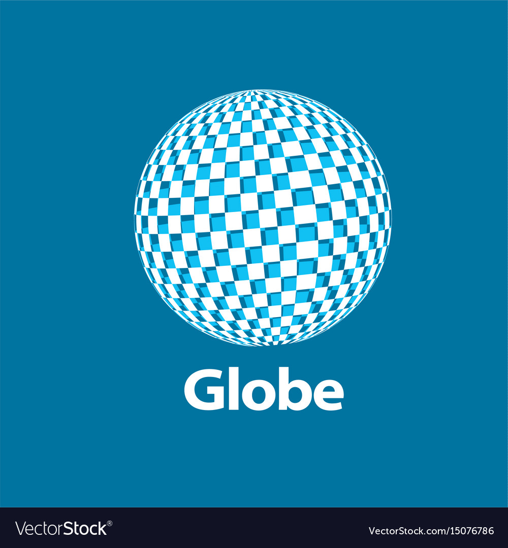 Logo globe Royalty Free Vector Image - VectorStock
