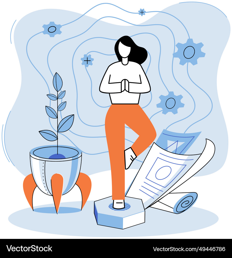 Project launch management – Royalty-Free Vector | VectorStock