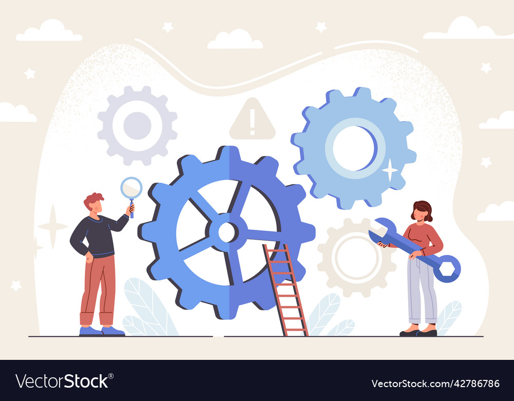 Technical support service Royalty Free Vector Image