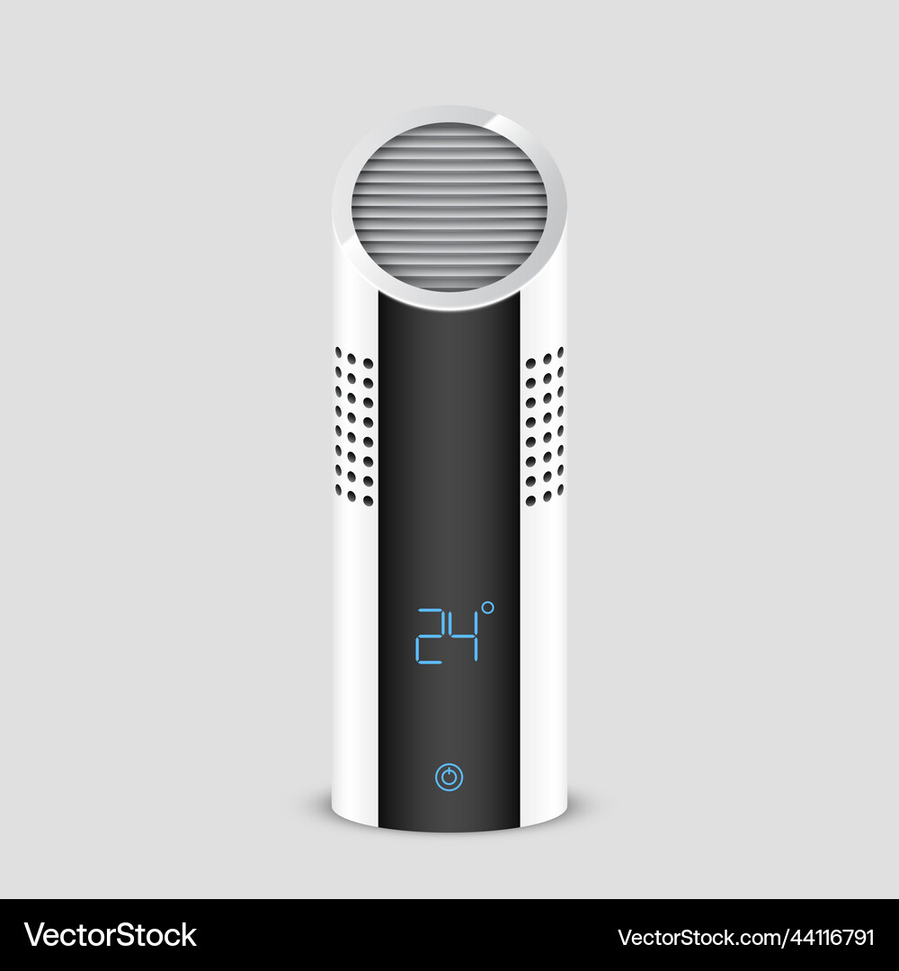Air purifier and humidifier realistic portable Vector Image