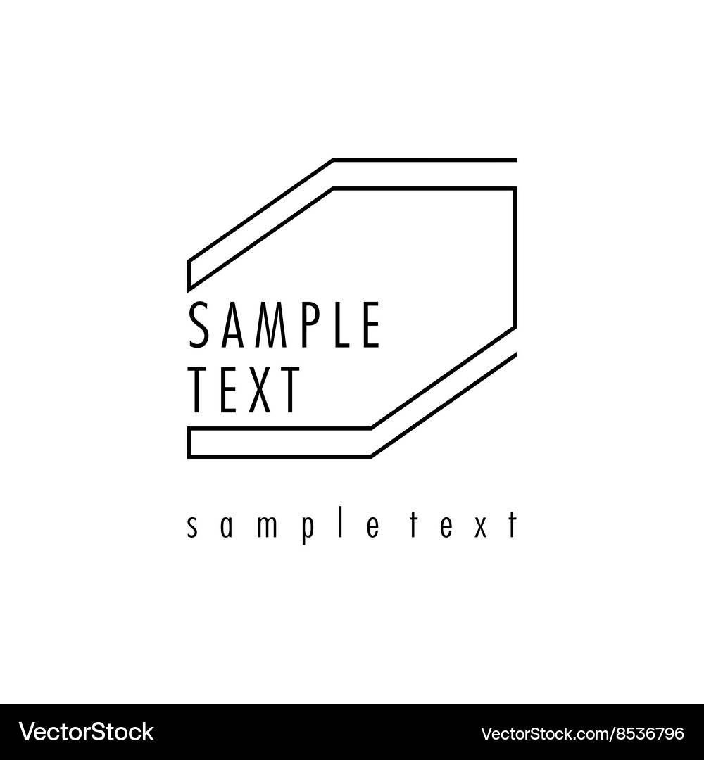 Abstract logo design Royalty Free Vector Image