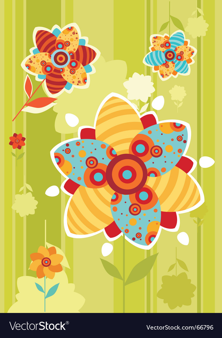 Flowers Royalty Free Vector Image - VectorStock