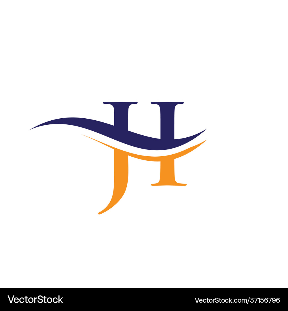 Modern ji logo design ji letter logo design Vector Image