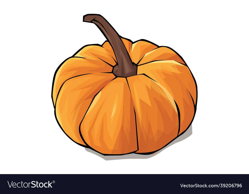 Pumpkin Royalty Free Vector Image - VectorStock