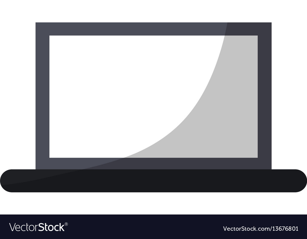 Laptop computer icon Royalty Free Vector Image