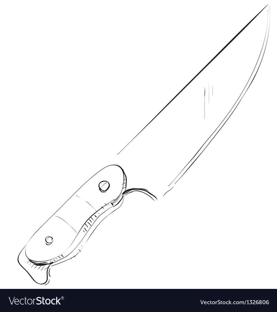 Knife Royalty Free Vector Image - VectorStock