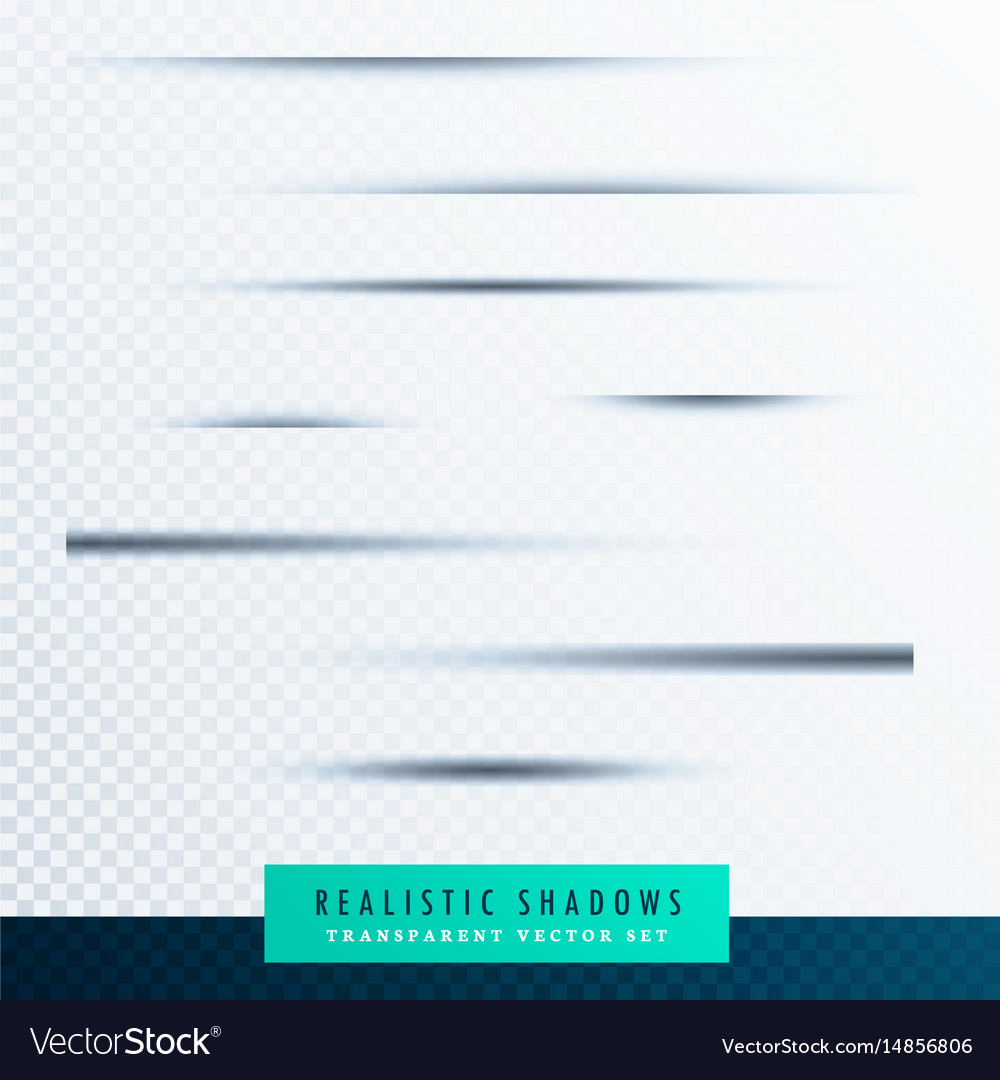 Paper shadows transparent border effect Royalty Free Vector