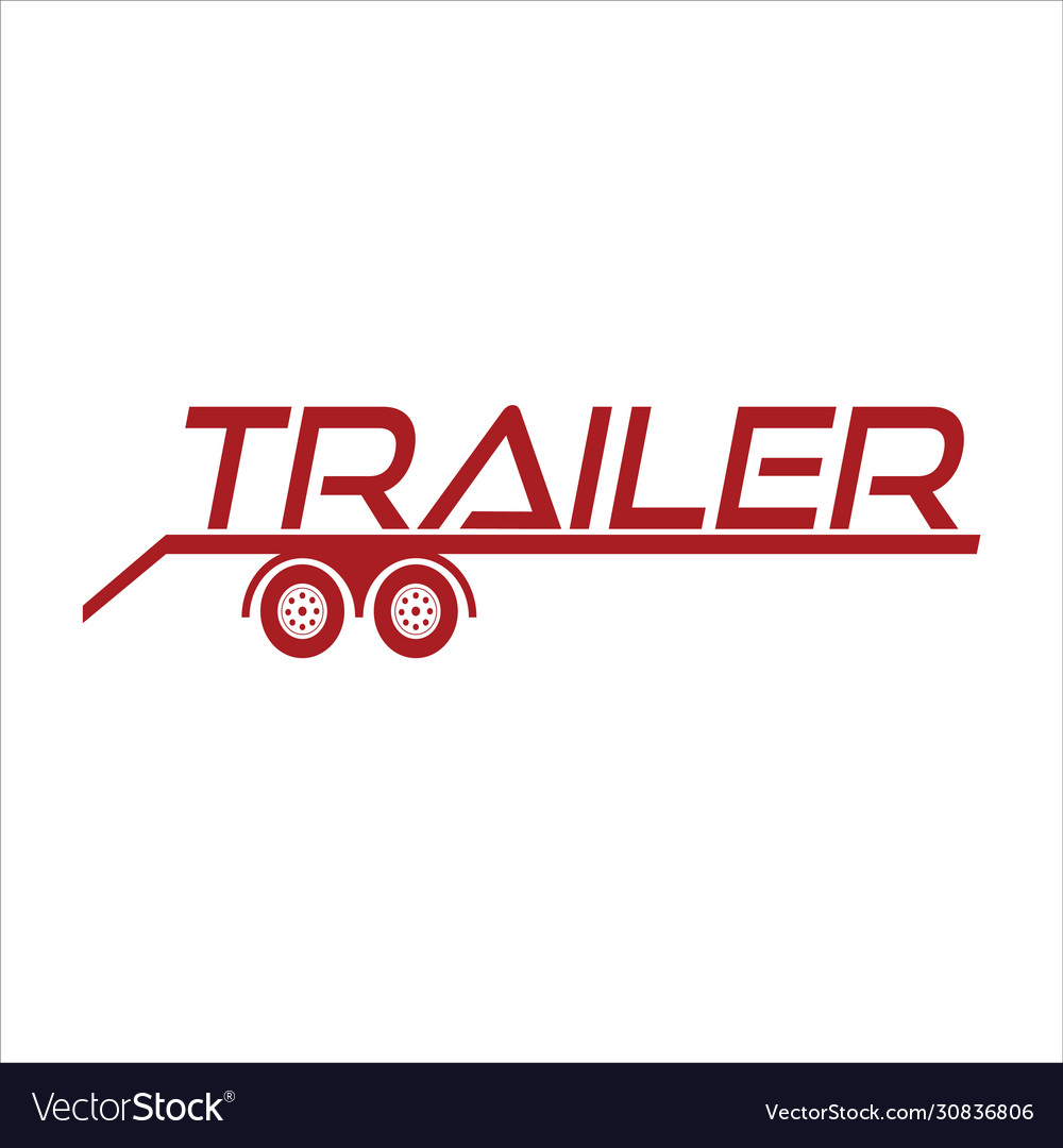 Trailer Royalty Free Vector Image - VectorStock