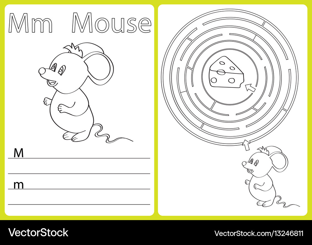 Alphabet a-z - puzzle worksheet exercises for Vector Image