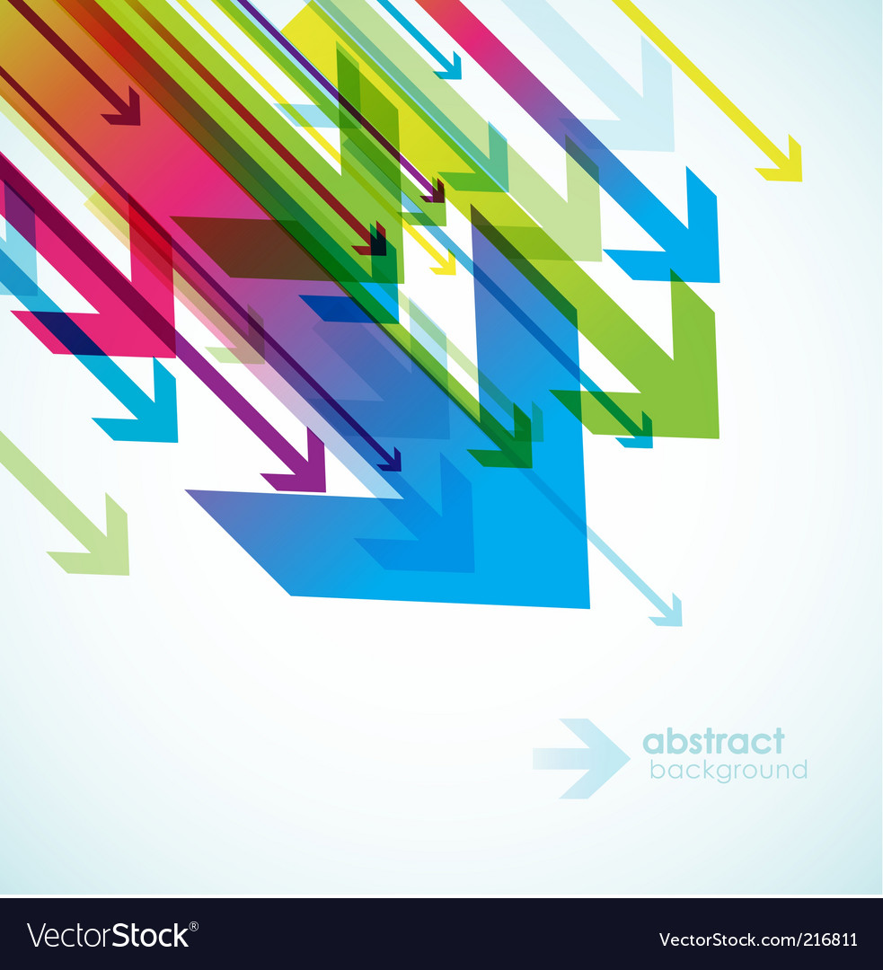 Arrows background Royalty Free Vector Image - VectorStock