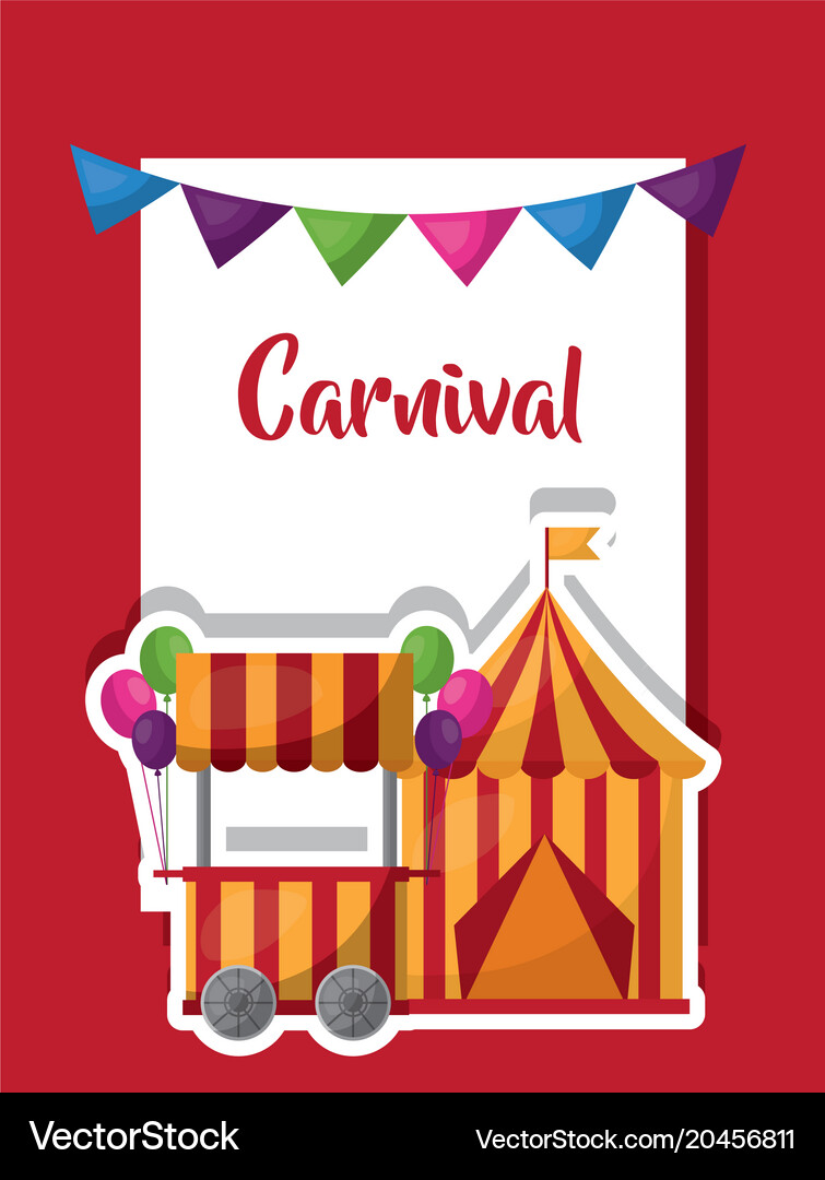 Carnival fair festival Royalty Free Vector Image
