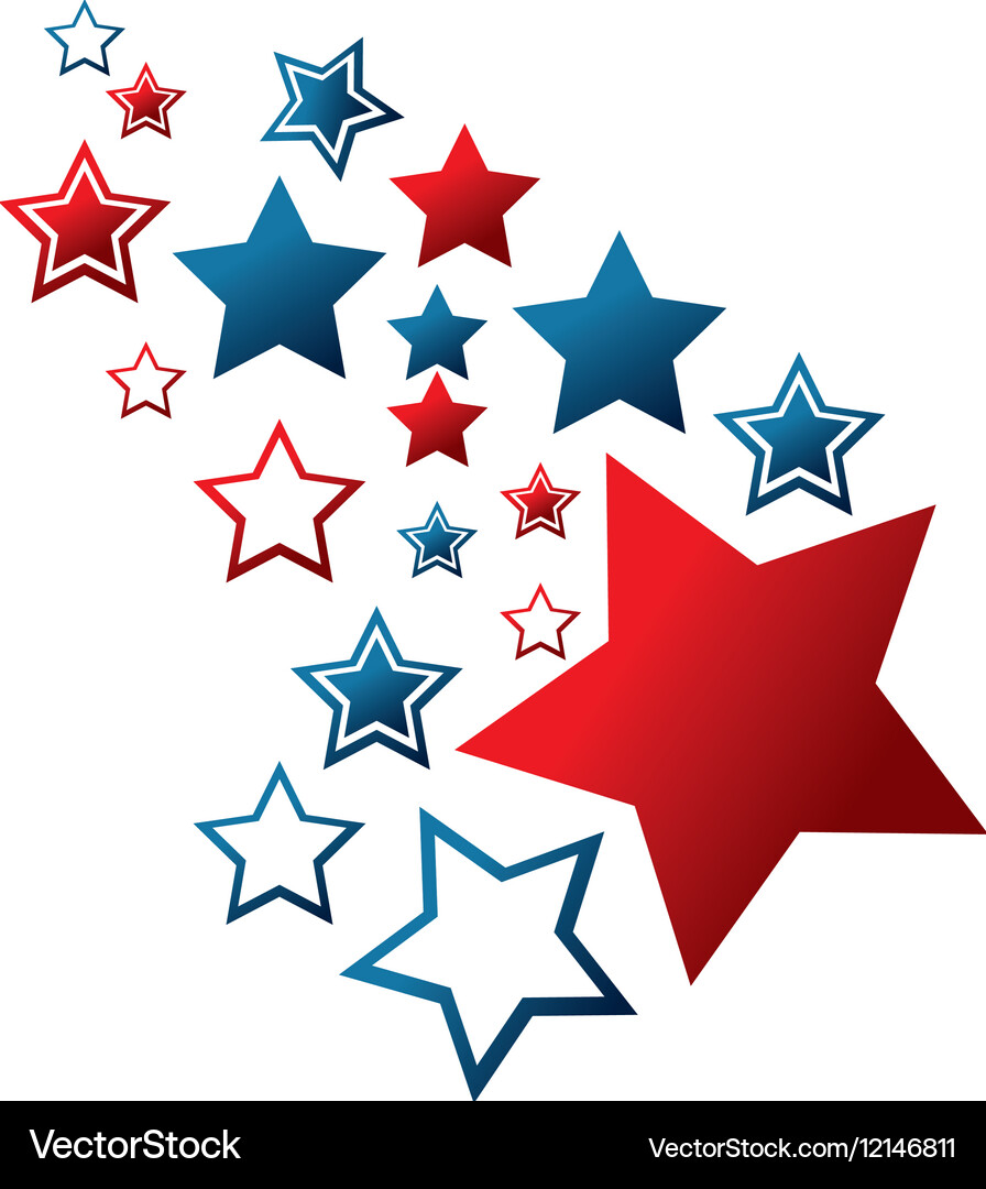 United states america emblem Royalty Free Vector Image