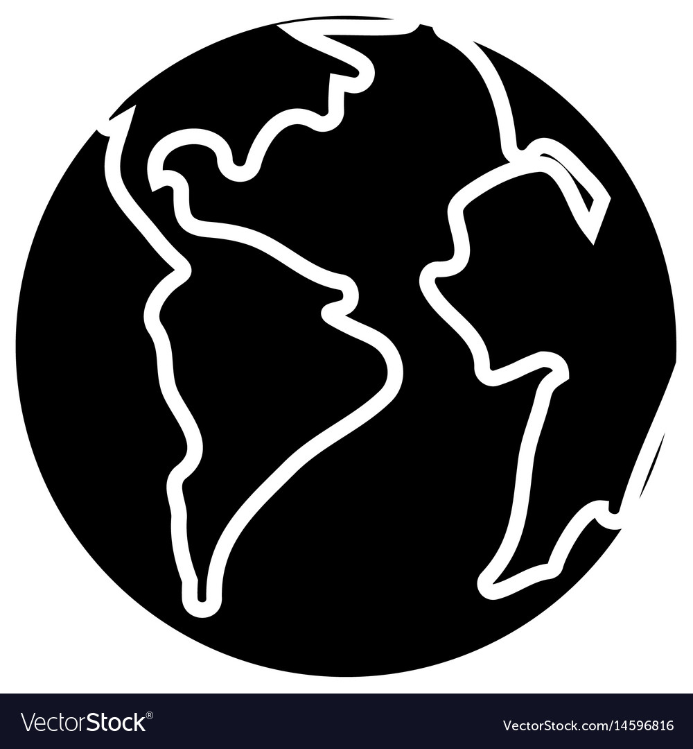 Earth planet icon Royalty Free Vector Image - VectorStock