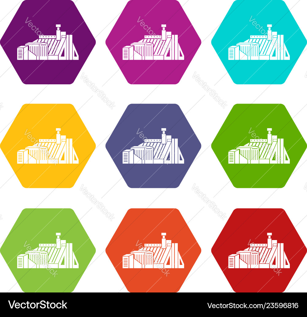 Great plant icons set 9 Royalty Free Vector Image
