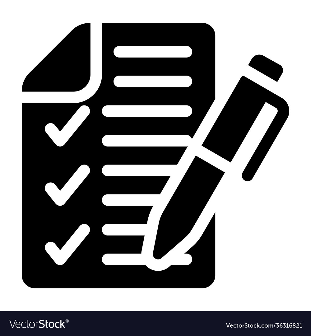 Checklist Royalty Free Vector Image - VectorStock