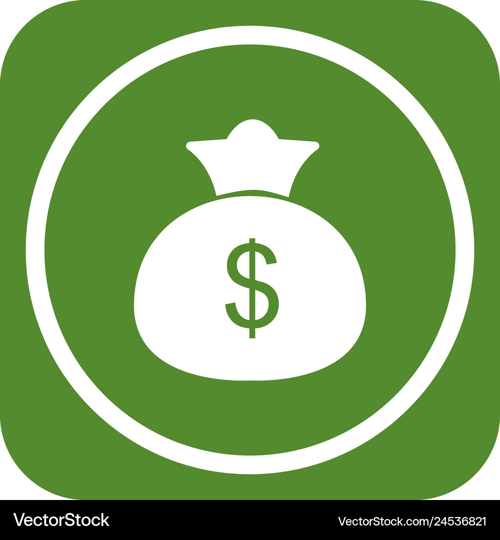 Sack icon Royalty Free Vector Image - VectorStock
