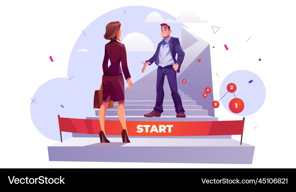 Women career development personal growth job Vector Image