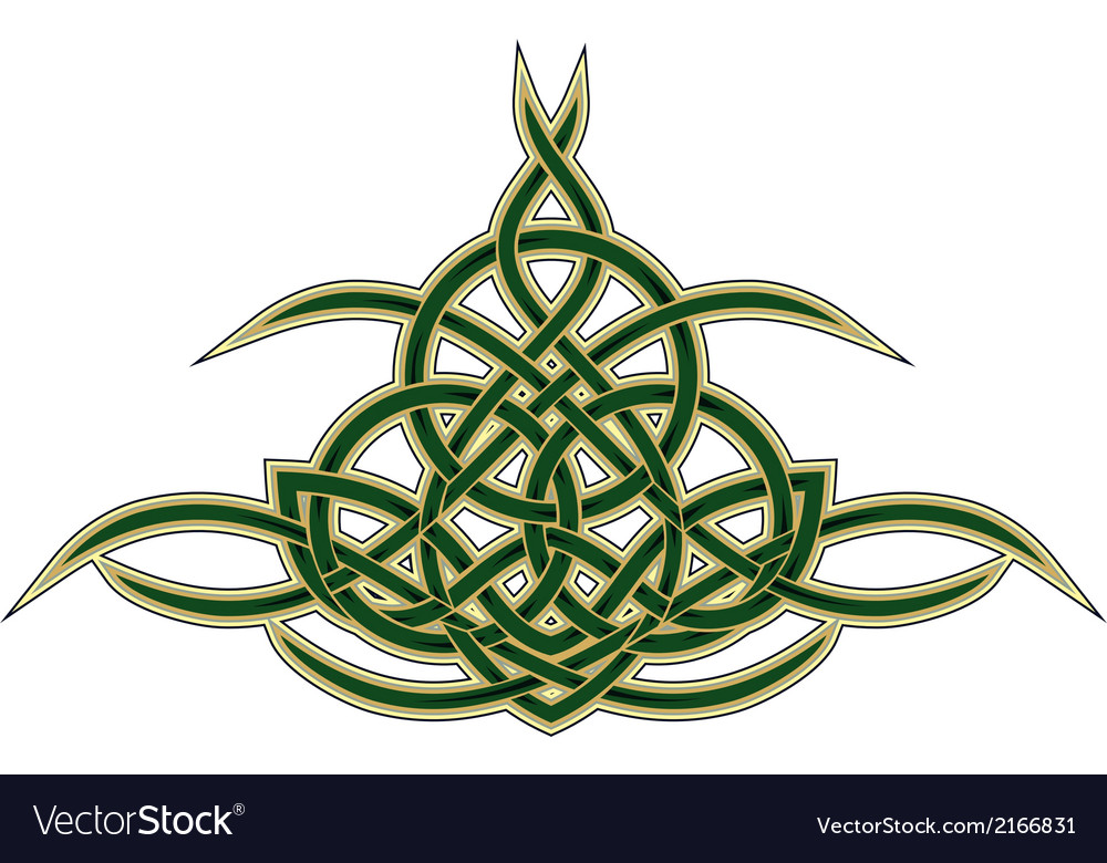 Celtic decorative pattern Royalty Free Vector Image