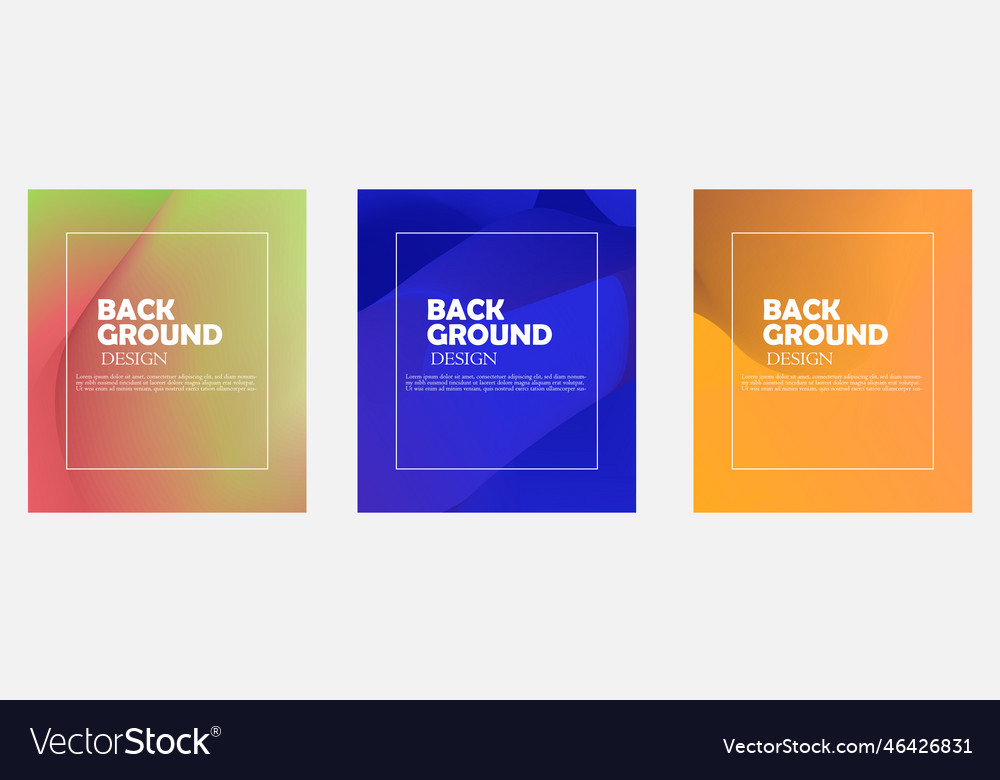 Gradient background for social media template Vector Image
