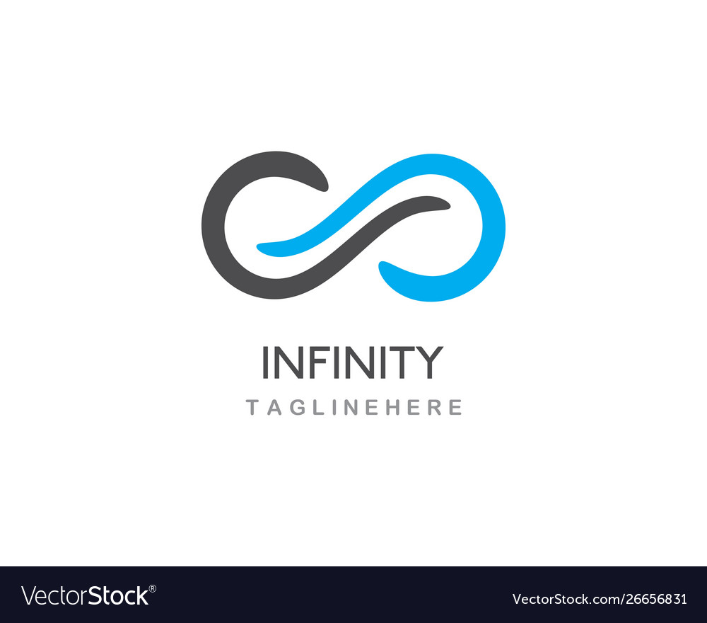 Infinity logo Royalty Free Vector Image - VectorStock