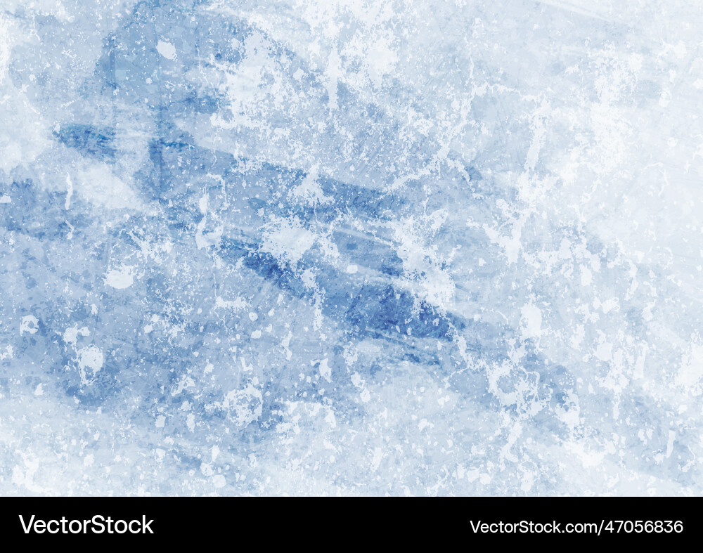 Blue winter frost grunge textural background Vector Image