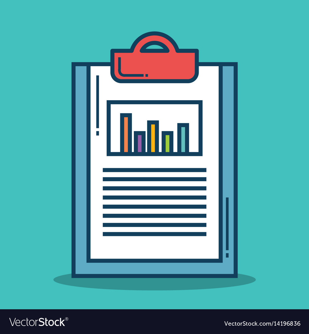 Checklist clipboard isolated icon Royalty Free Vector Image