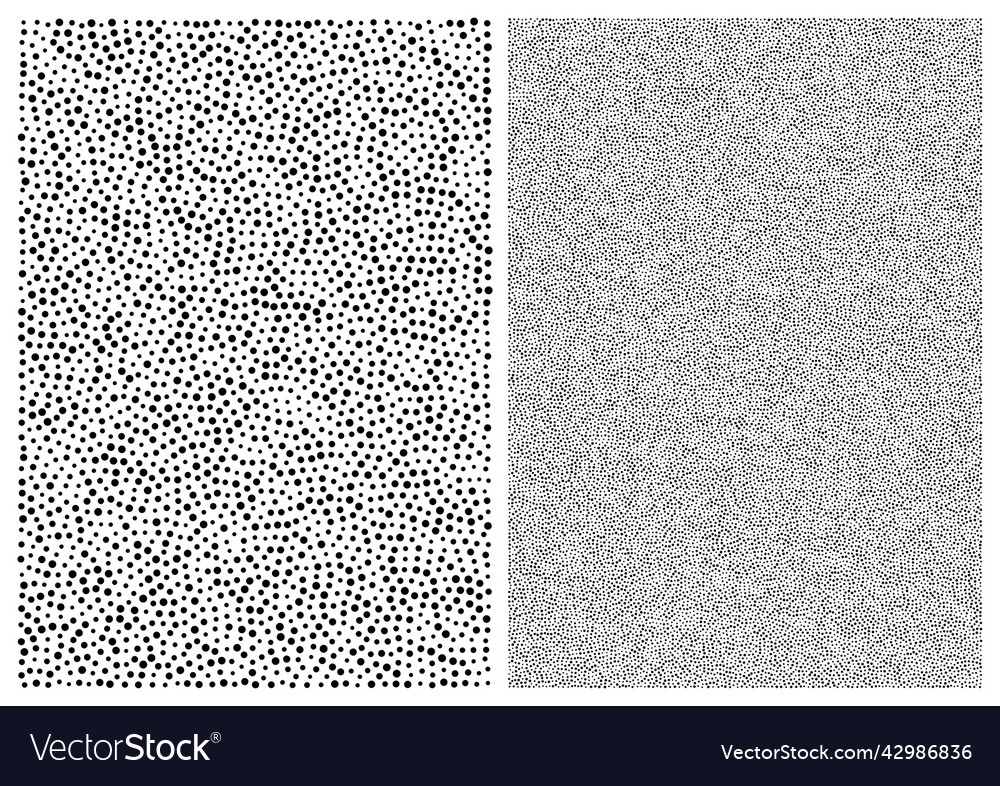 Random halftone dots pattern background a4 size Vector Image