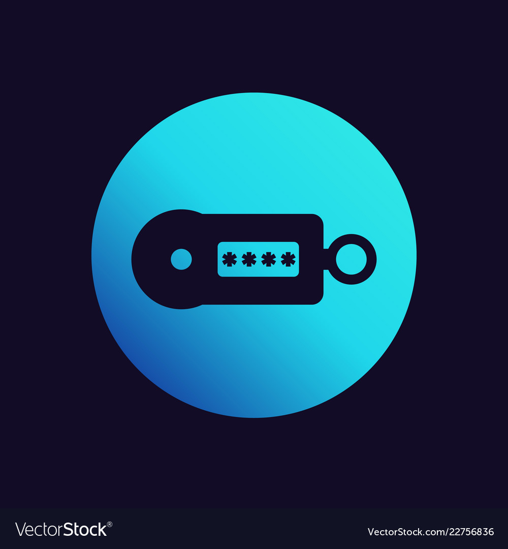 Security token Royalty Free Vector Image - VectorStock