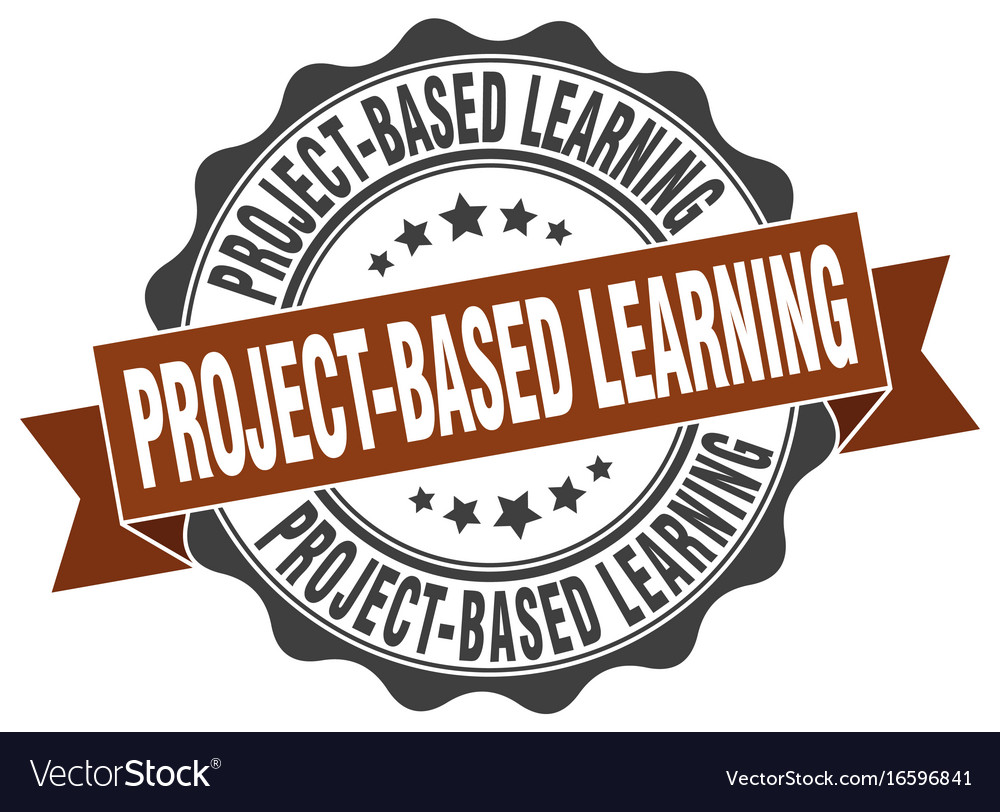 Project-based learning stamp sign seal Royalty Free Vector