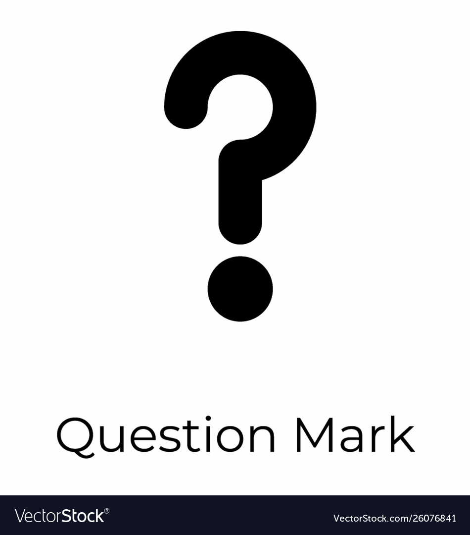 Question mark Royalty Free Vector Image - VectorStock