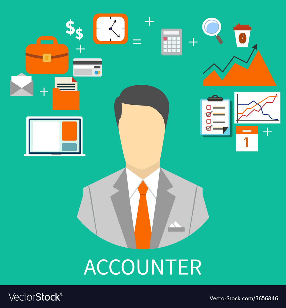 Accounter Royalty Free Vector Image - VectorStock