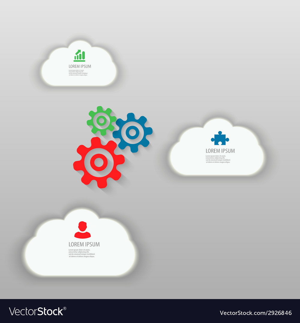 Wolken Icon Lizenzfreies Vektorbild - VectorStock