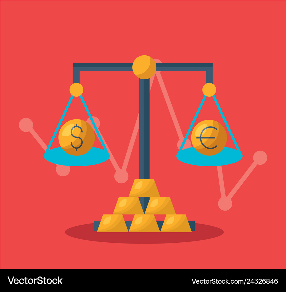 Financial stock market Royalty Free Vector Image
