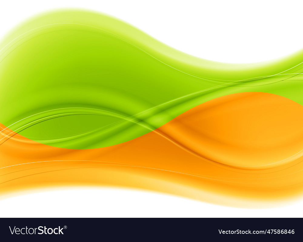 Multicolored waves backdrop Royalty Free Vector Image
