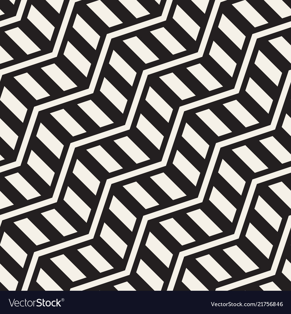 Seamless zigzag line pattern abstract stylish Vector Image