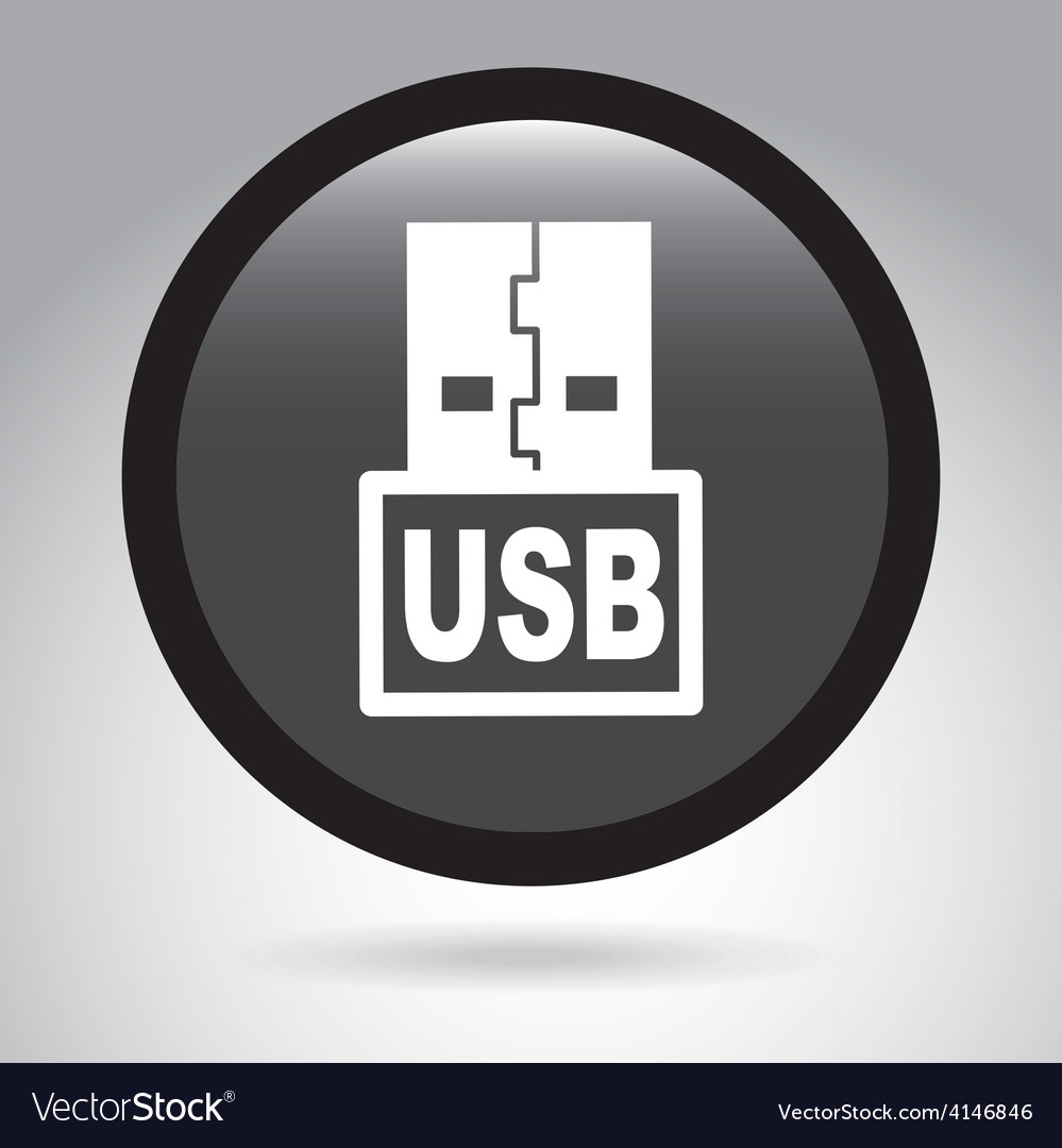 Usb connection Royalty Free Vector Image - VectorStock