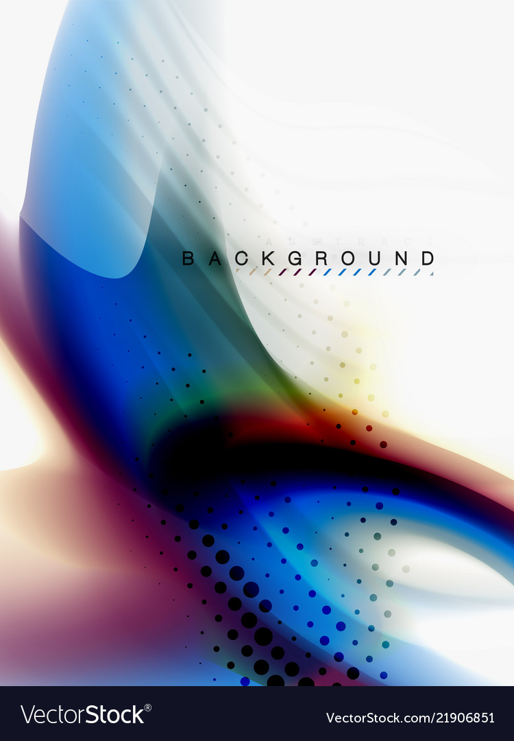 Background abstract color flow liquid design Vector Image